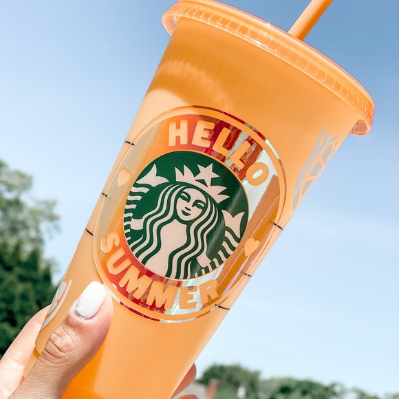Dining | Hello Summer Starbucks Reuse Cup | Poshmark